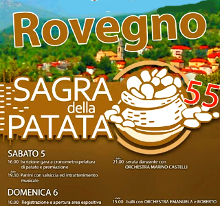 Sagra della Patata Rovegno (GE) 2024